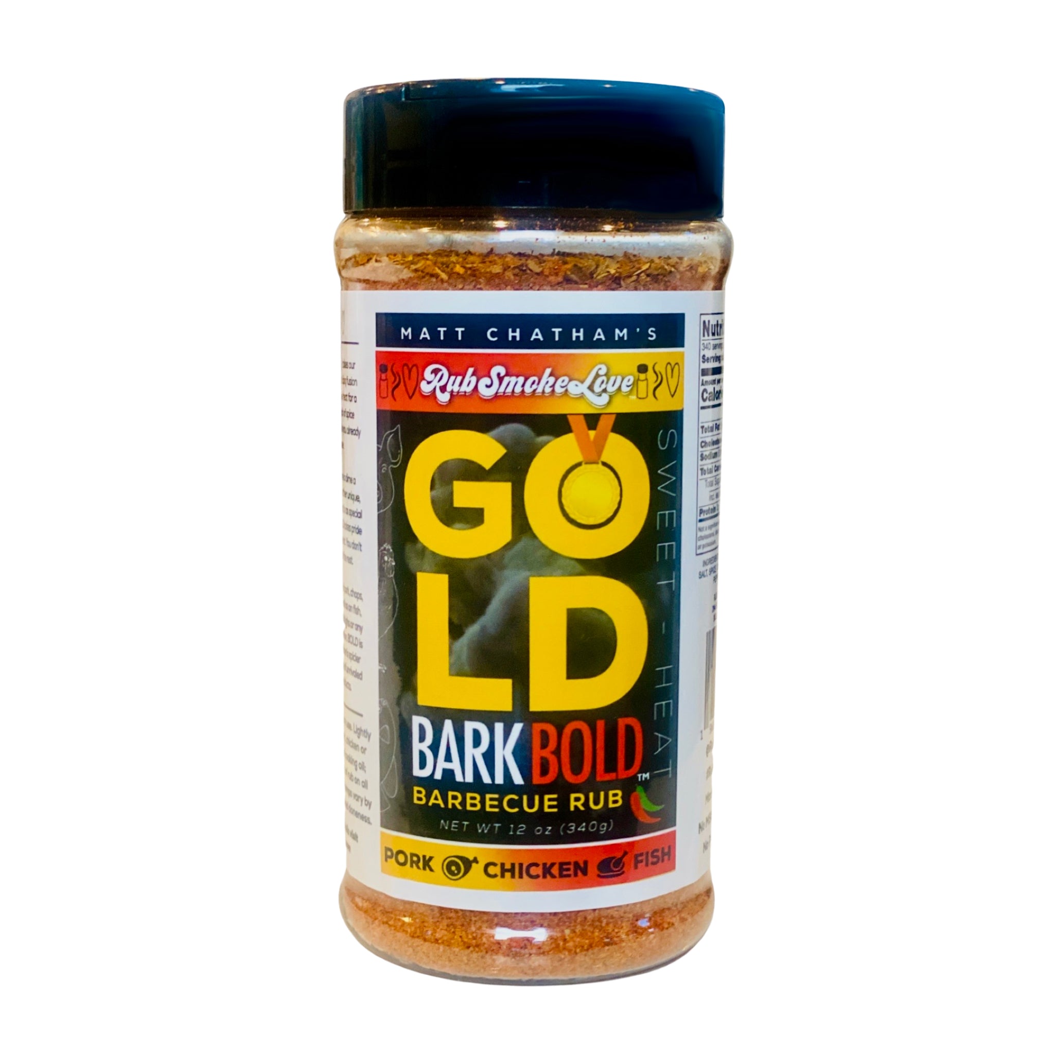 Gold Bark® Bold All-Natural BBQ Rub | All-Purpose with Jalapeño and Ch ...